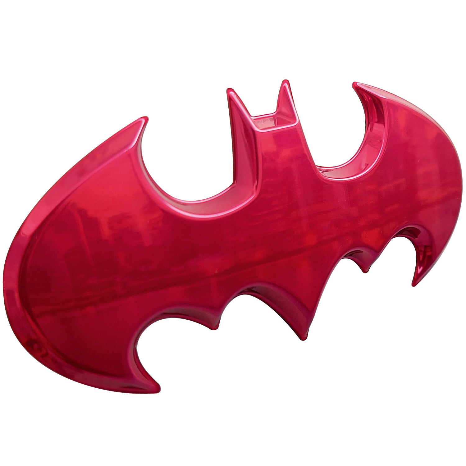 Batman 1989 Batwing 3D Car Badge (Pink Chrome) – Fan Emblems