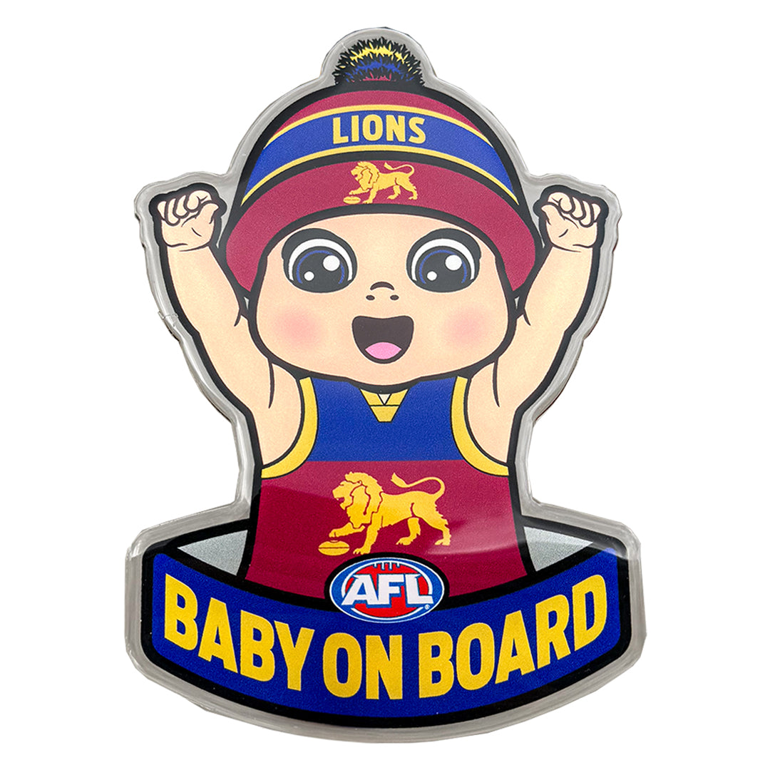 AFL Baby On Board Range – Tagged "team_Brisbane Lions" – Fan Emblems