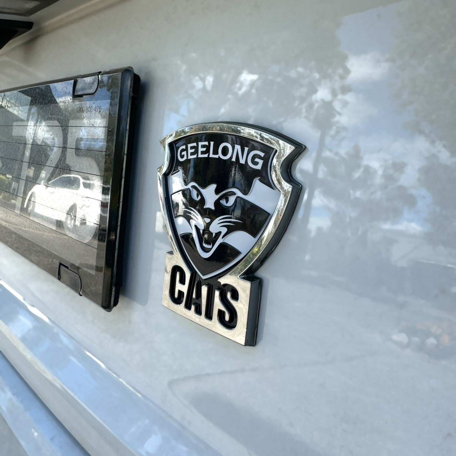 Geelong Cats 3D Car Badge – Fan Emblems