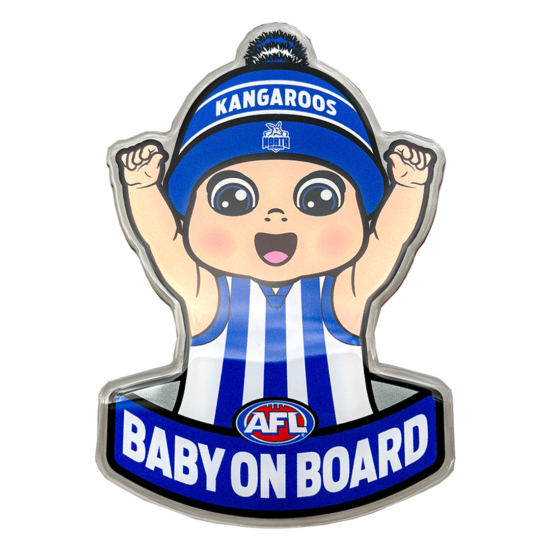 North Melbourne Kangaroos Baby on Board Decal – Fan Emblems