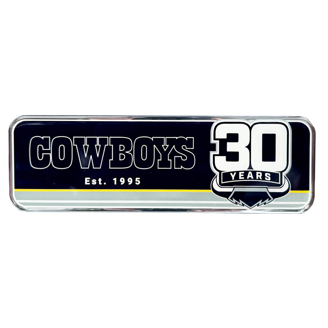 North Queensland Cowboys 30 Year Anniversary Decal – Fan Emblems
