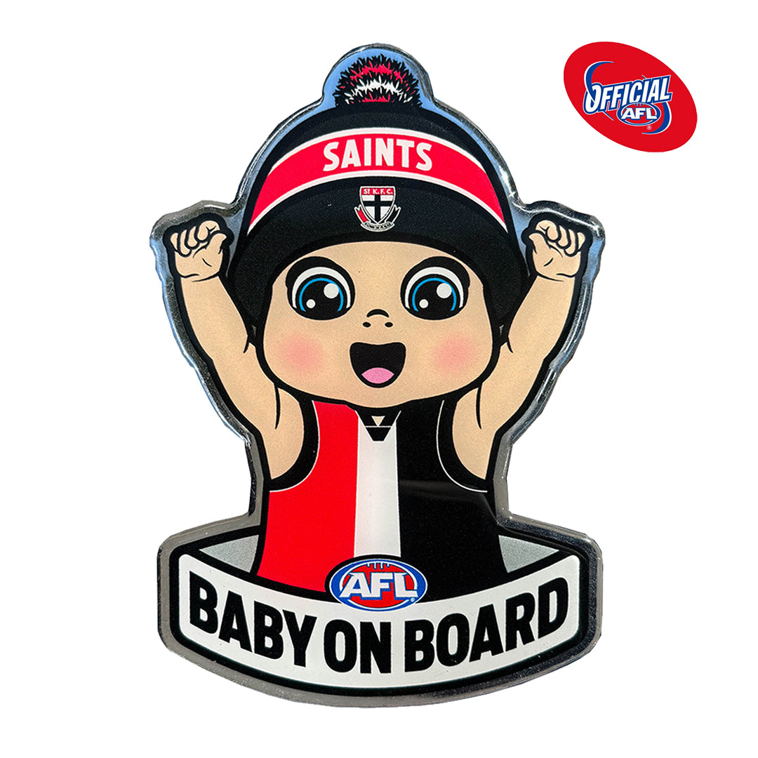AFL Baby On Board Range – Tagged "team_St. Kilda" – Fan Emblems