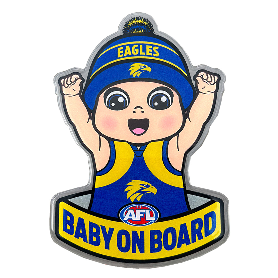 West Coast Eagles Baby on Board Decal – Fan Emblems
