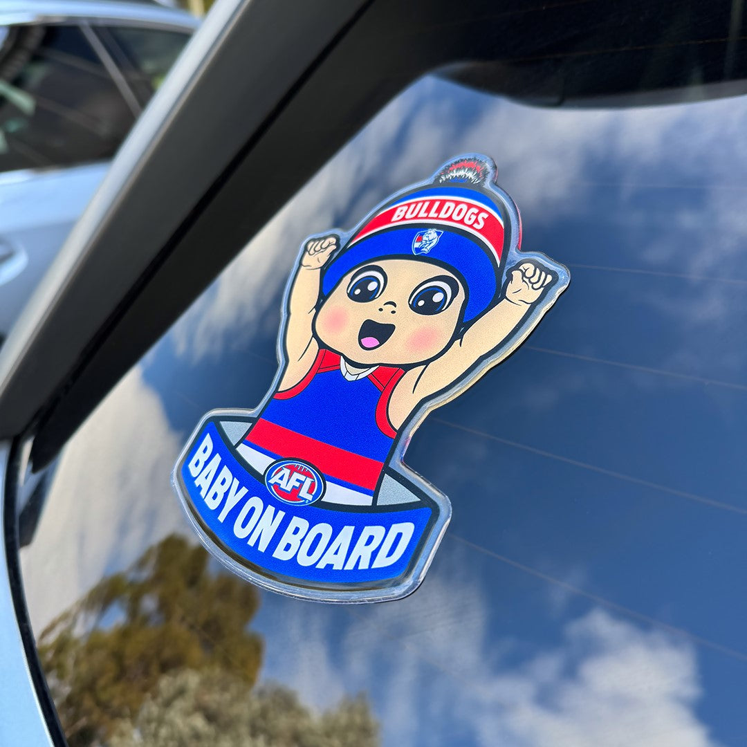 Western Bulldogs Baby on Board Decal – Fan Emblems