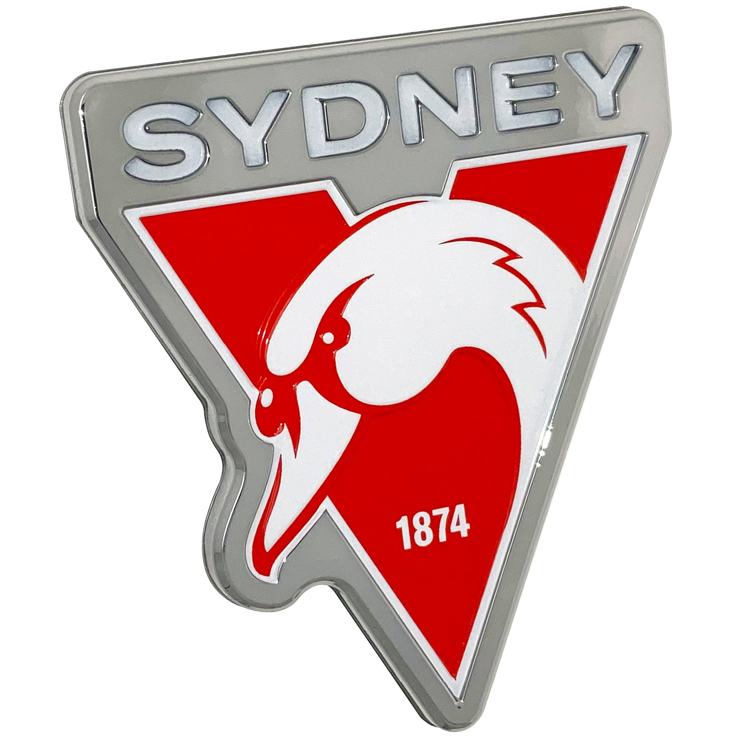 Sydney Swans 3D Car Badge – Fan Emblems