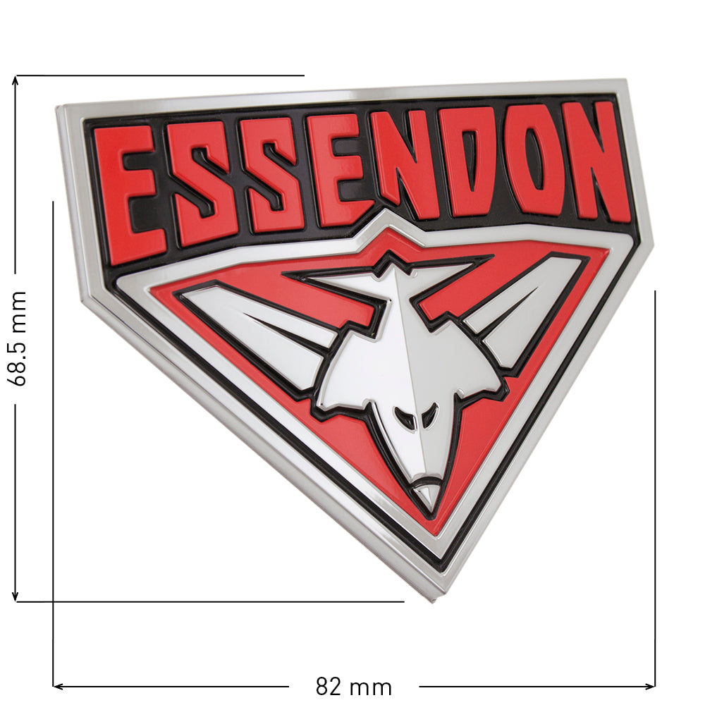 Essendon Bombers 3D Car Badge – Fan Emblems