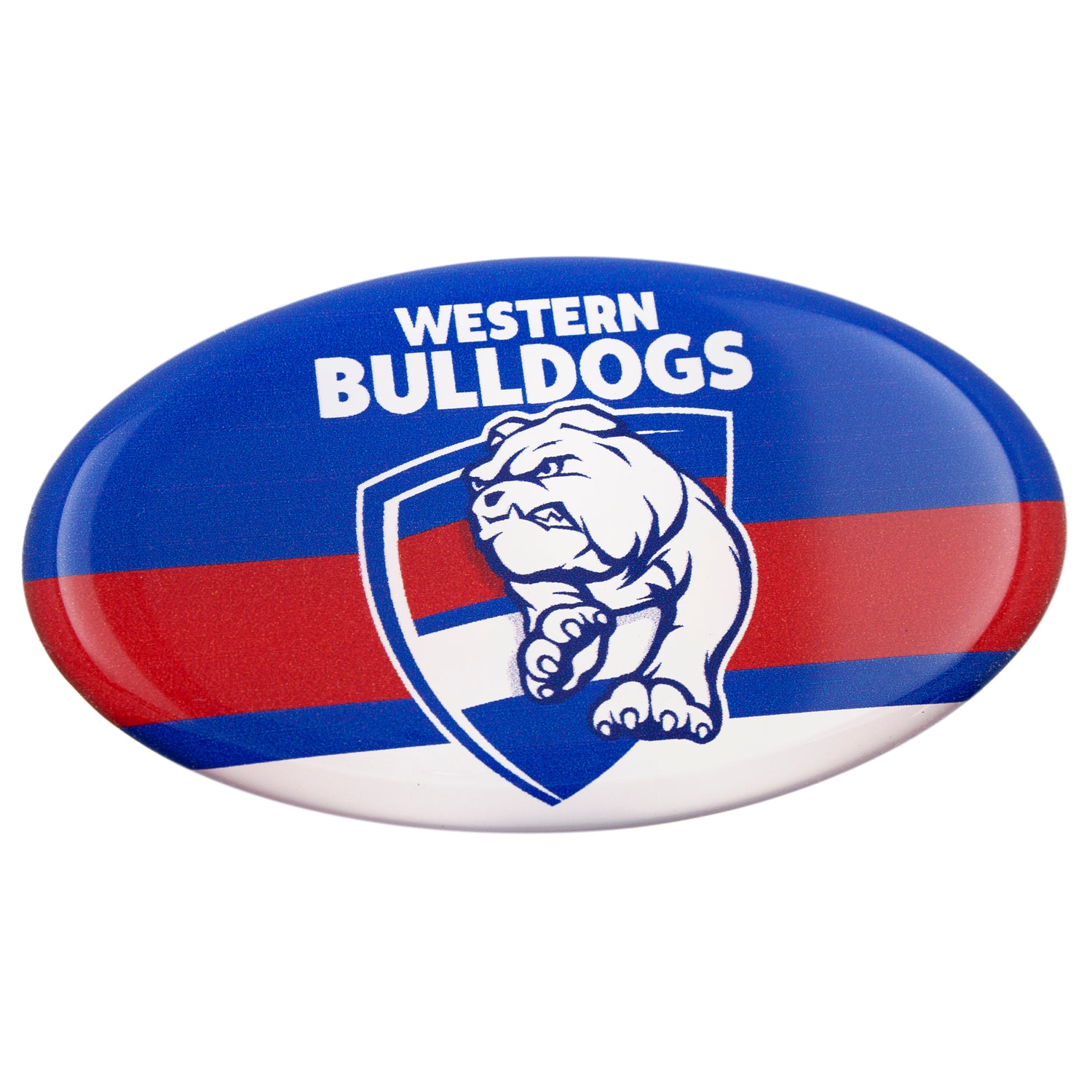 Western Bulldogs Oval Decal – Fan Emblems