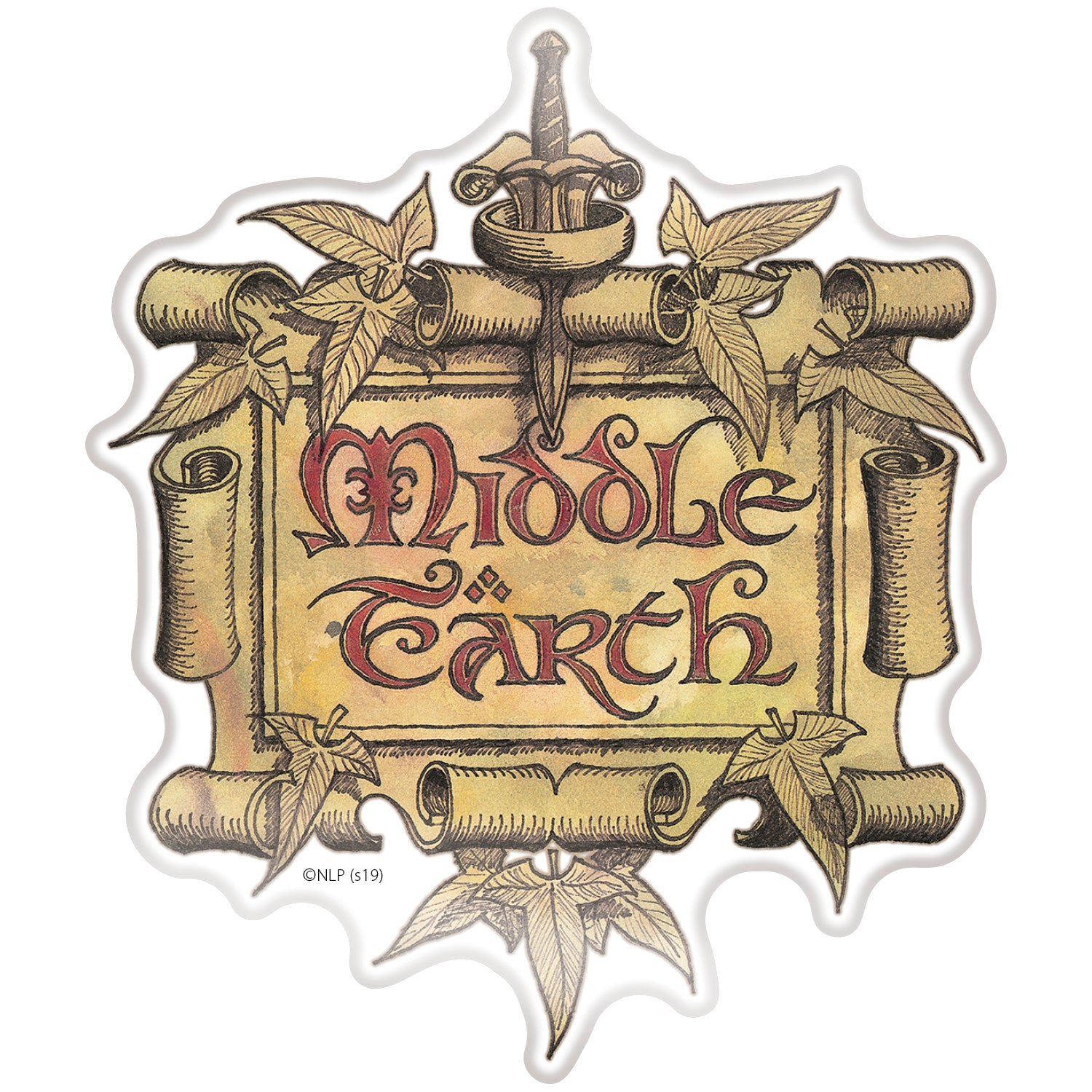 Lord of the Rings Middle Earth Logo Decal – Fan Emblems