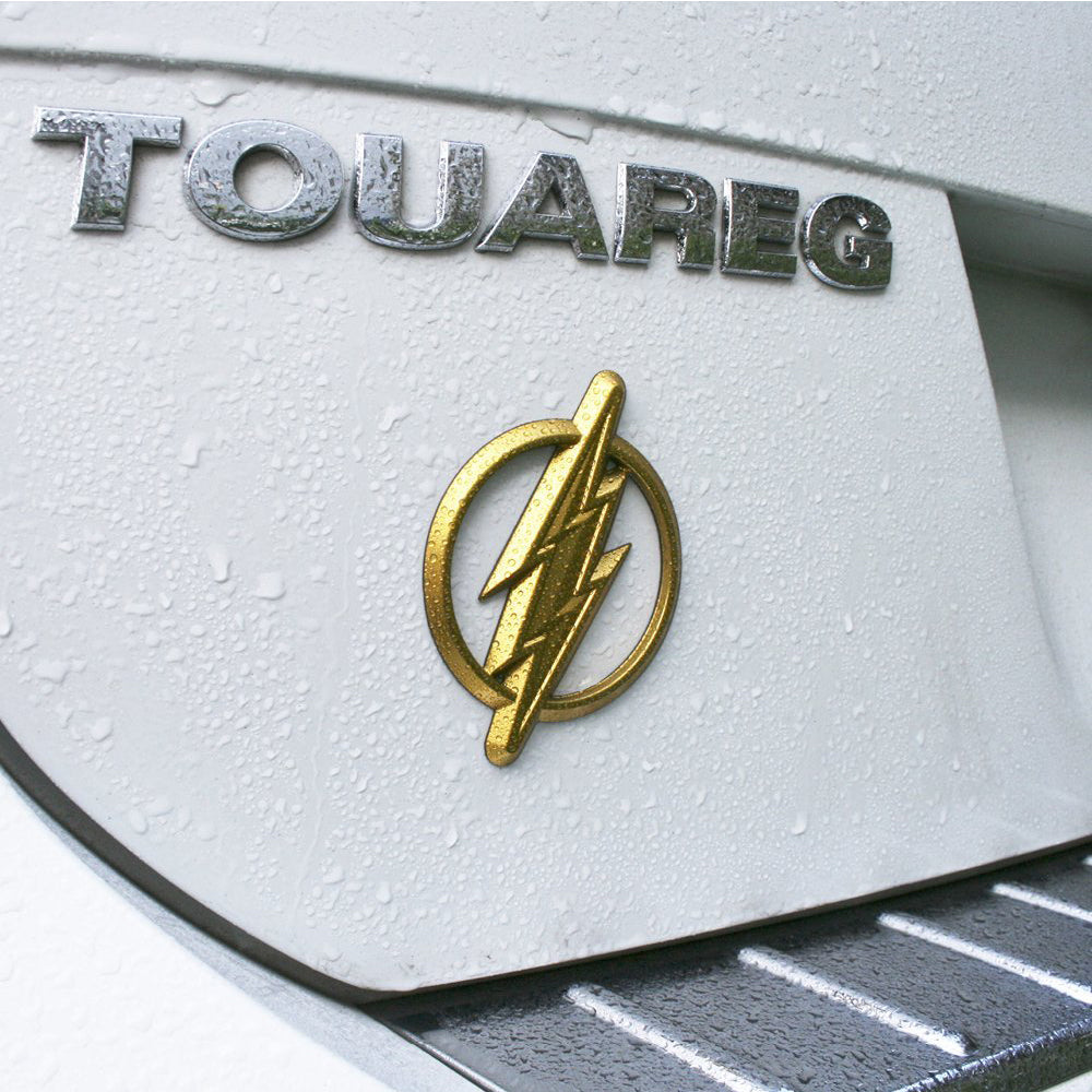 The Flash 3D Car Badge (Gold) – Fan Emblems