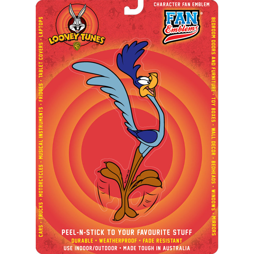 Looney Tunes Road Runner Character Decal – Fan Emblems
